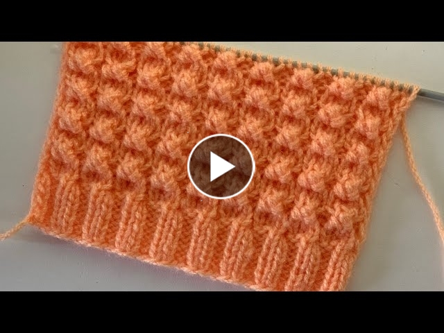 Easy 4 Rows Repeat Knitting Pattern 1821