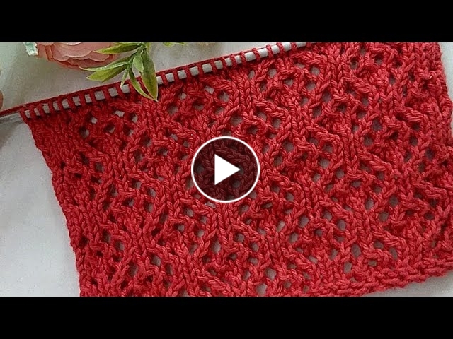 Knit Easy Openwork Knitting Pattern For Summer/Spring Wears 501