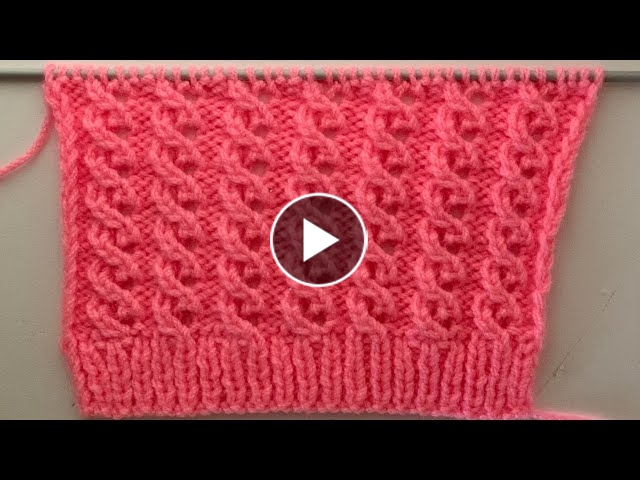 4 Rows Repeat Knitting Design 1518