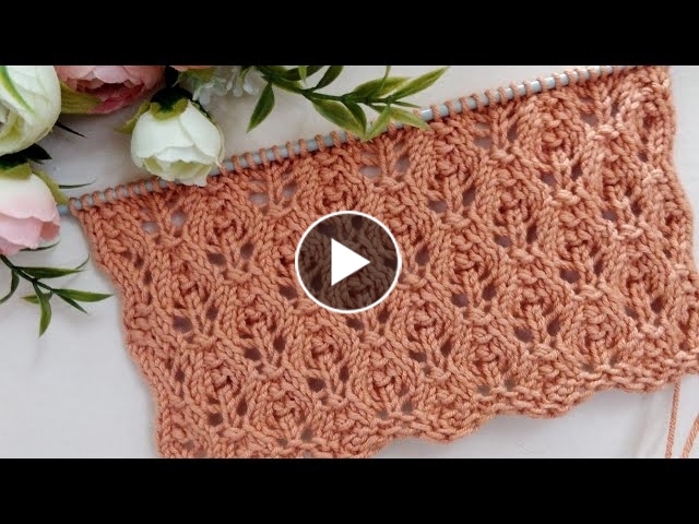 Easy Openwork Knitting Pattern for All Projects 1018