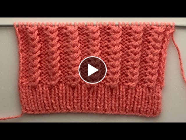 Two Rows Repeat Pattern Gents/Ladies Sweater 1233