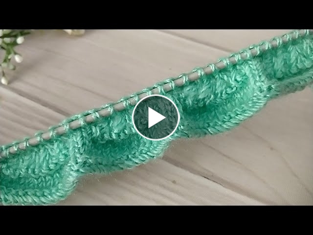 Easy Frill / Border Knitting 1961